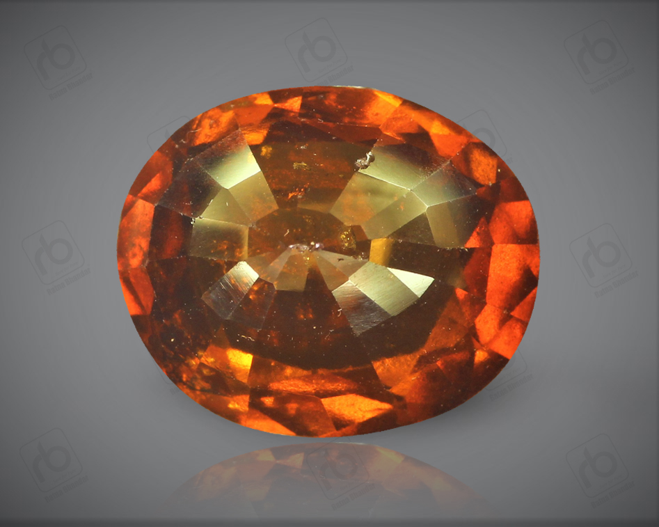 hessonite garnet (gomed) loose certified gemstone / stones buy shopping ...