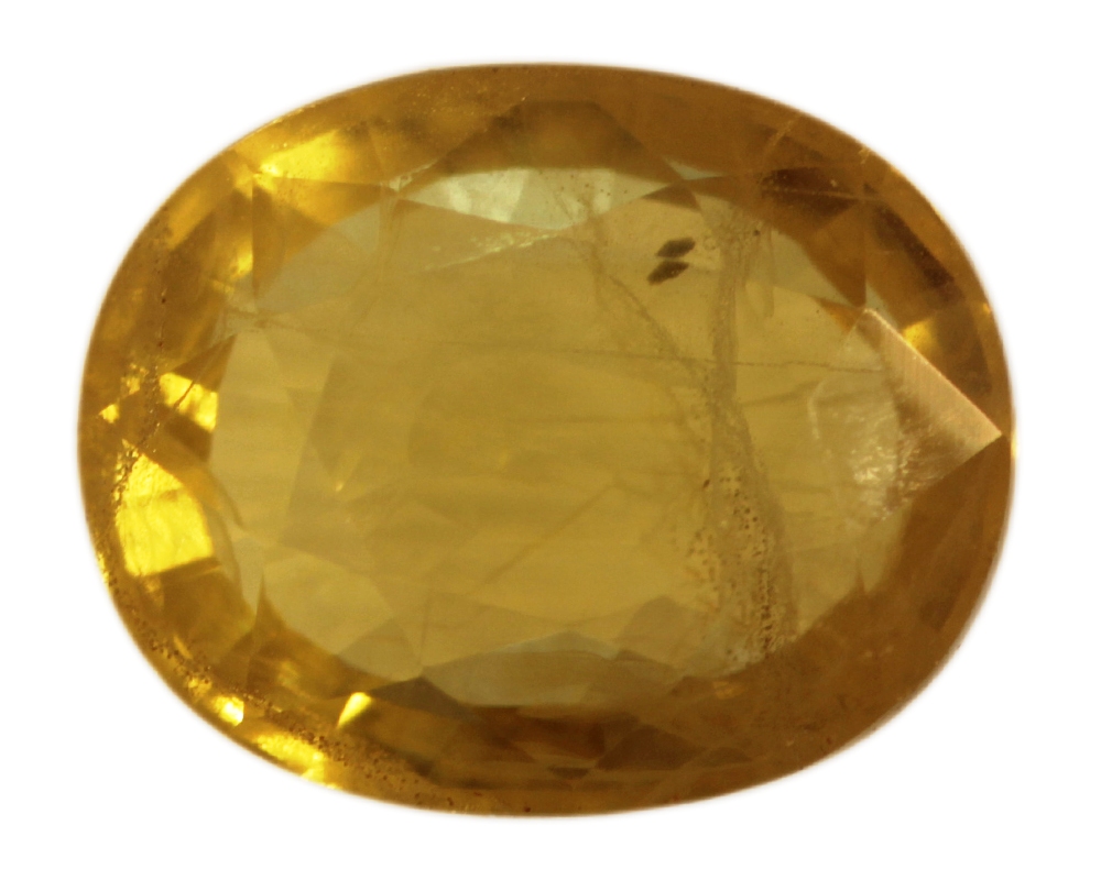 Buy certified Natural Heated Treated Yellow Sapphire (PUKHRAJ) gems /gemstones at best ...